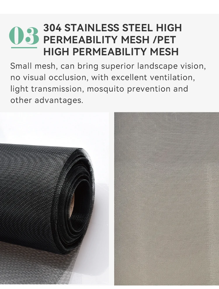 Gionzi Pleated Window Screen Mesh Net For Insects Polyester Plisse ...