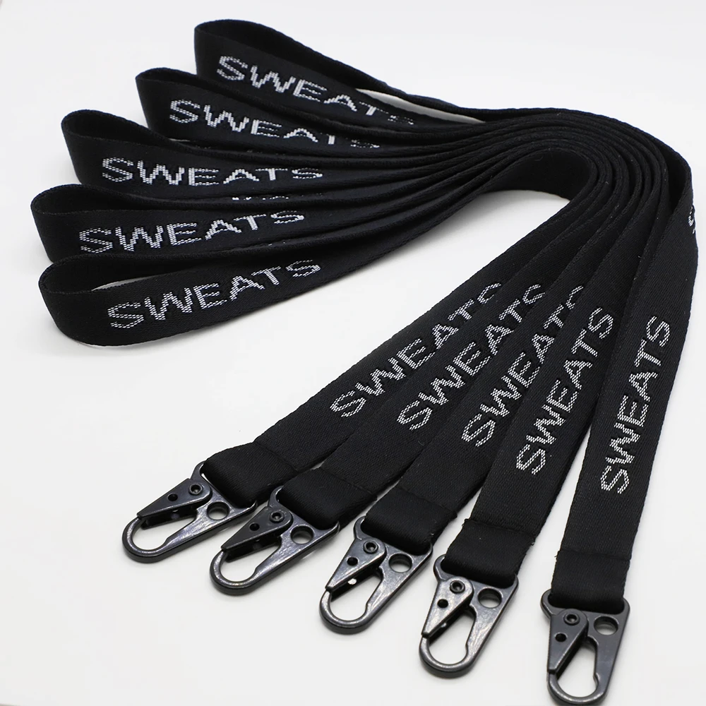 High Quality Hollow Woven Lanyards with Heavy Duty Metal Hooks for ...