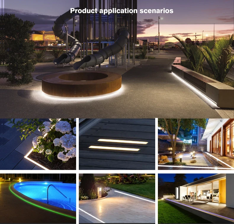 Custom Exterior Lighting IP67 Waterproof Inground Led Aluminum Linear ...