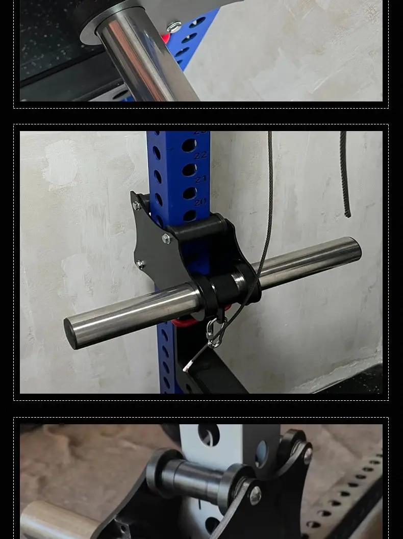 Fit 3*3 Inch Squat Rack Bird Glider High Pull Slide Attachment Multi ...