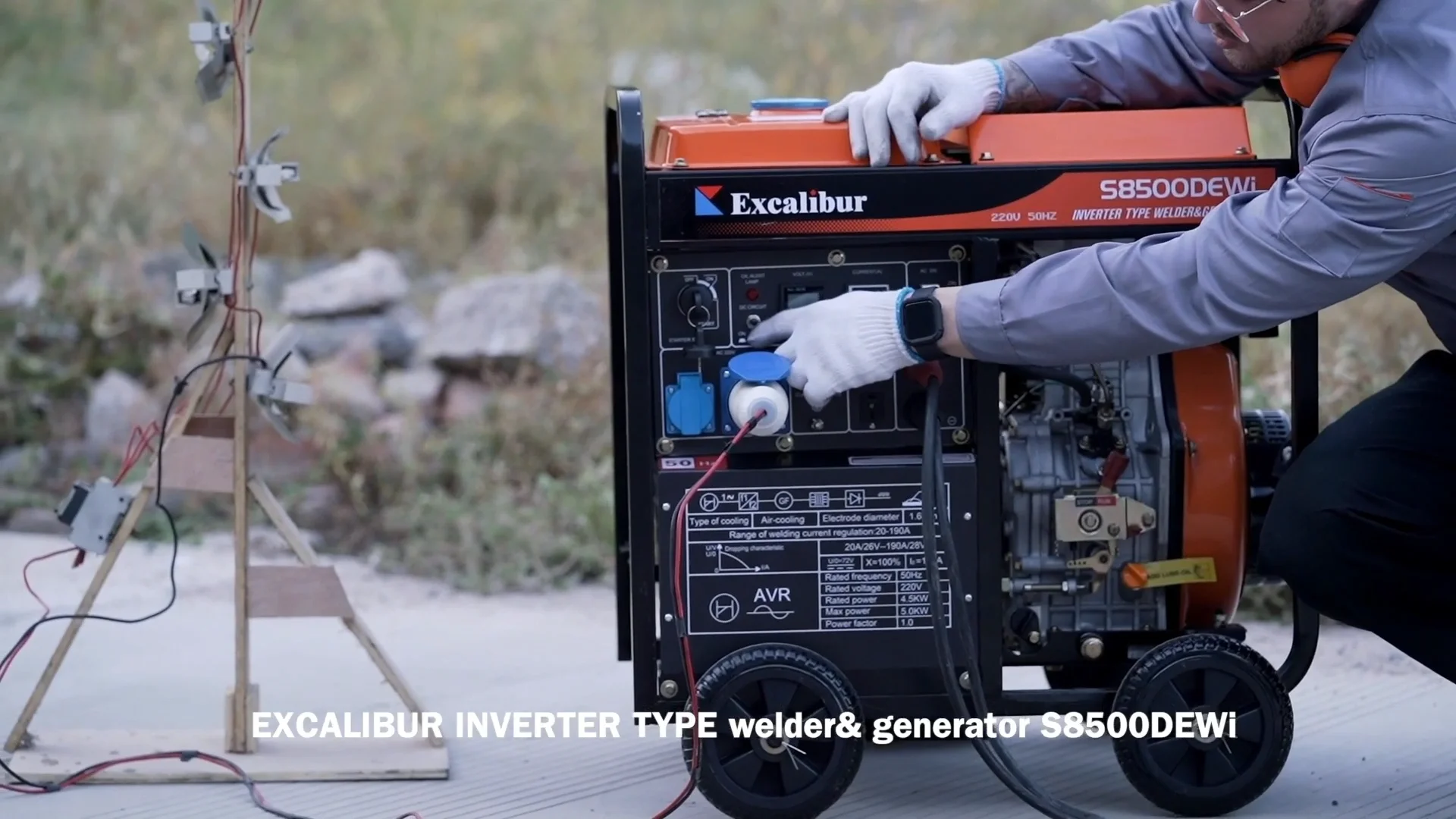 Excalibur S8500dew Diesel Welding Generator Set In 3kva 4kva 5kva 5 ...