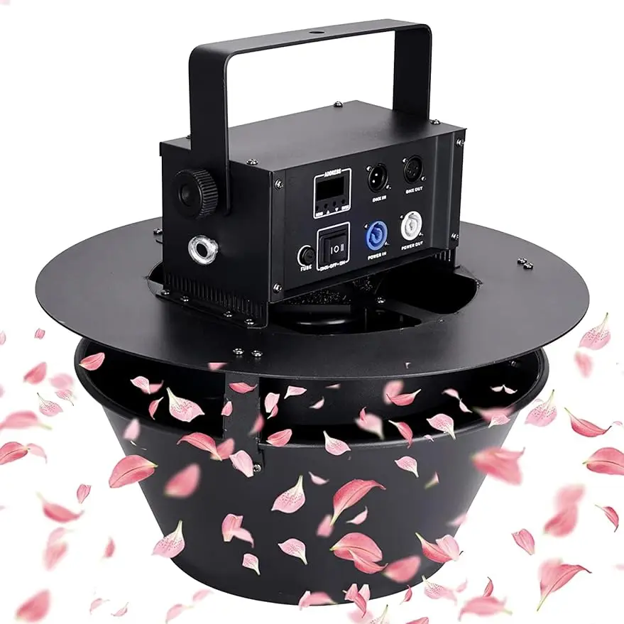 150w Colorful Paper Mini Swirl Floating Ceiling Confetti Blower Machine ...