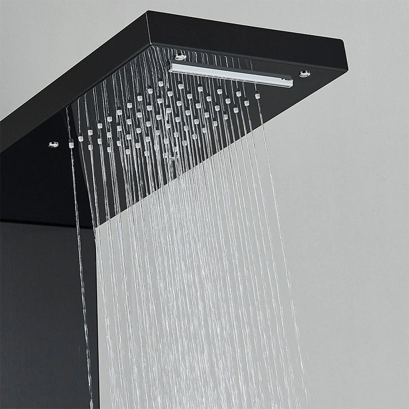 Luxury Shower Plate - Stainless Steel Waterfall Panel