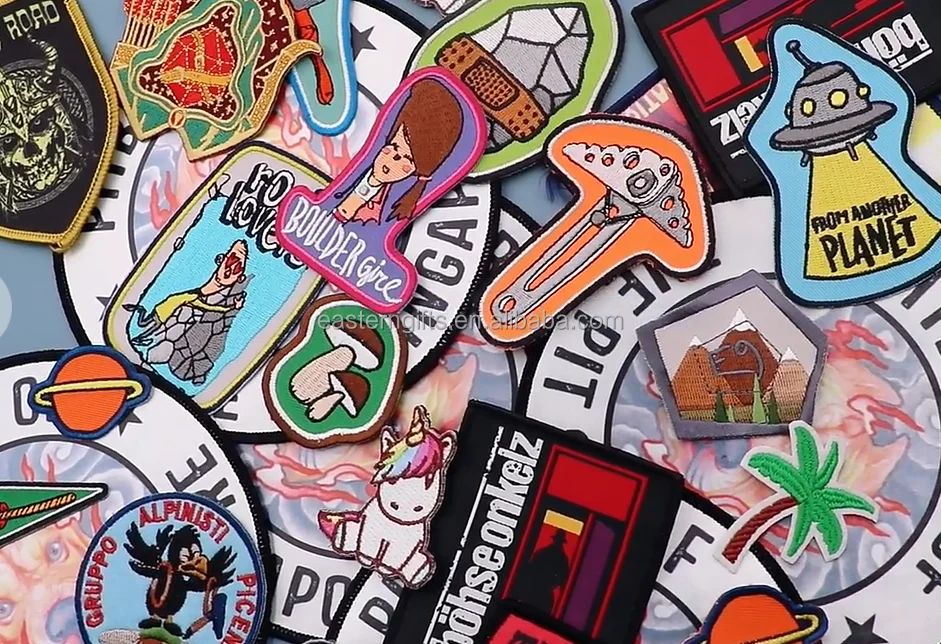 Custom Embroidered Patch Iron on Clothing Designer Patches Embroidery ...