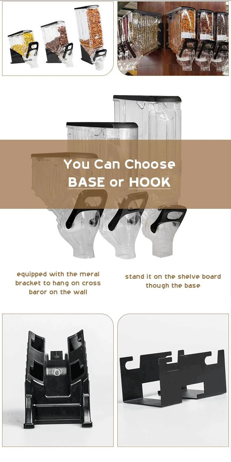 Wall Mounted Bulk Candy Dispenser Cereal Dispensers
