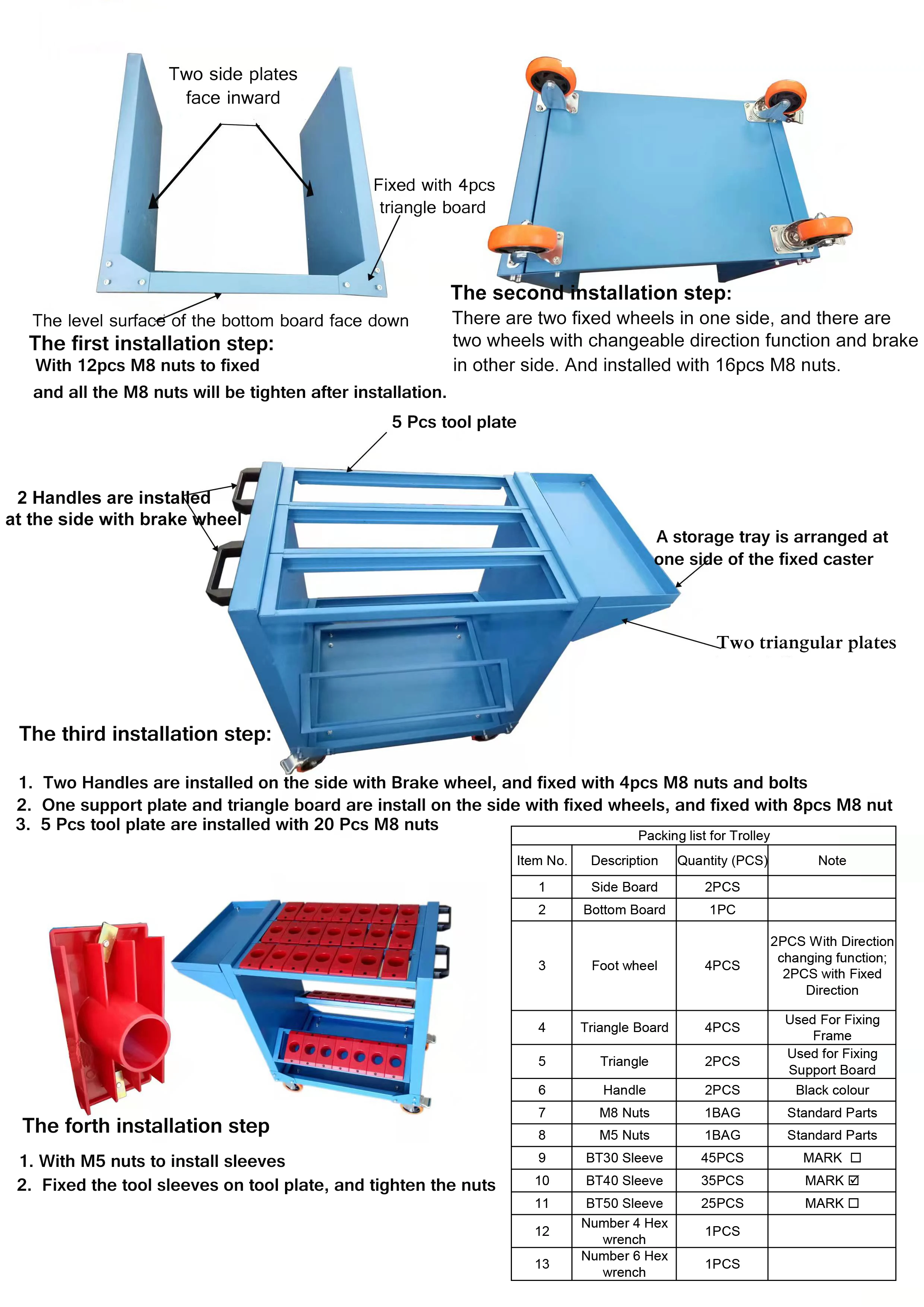 Cnc Bt30 Bt40 Bt50 Tooling Trolleys - Buy Cnc Tooling Trolleys,Tooling ...