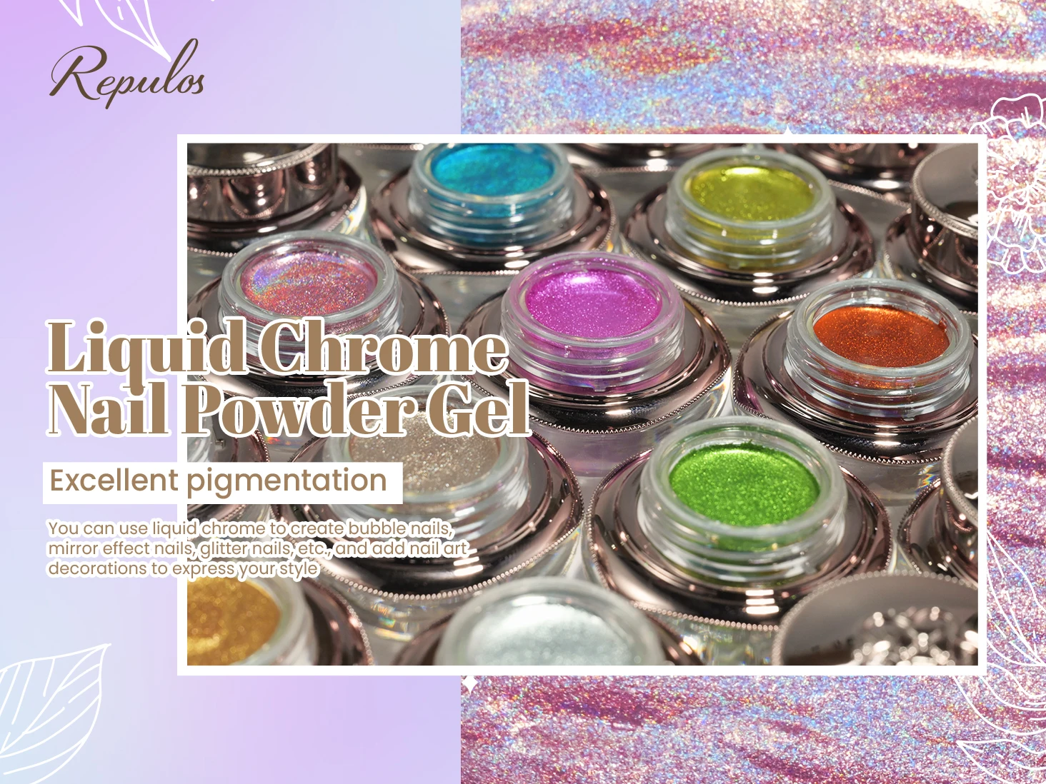 Naroon Fashion Nail Art Liquid Mirror Powder Luxury Bottle Nail Gel Quick Drying Liquid Pearl ...