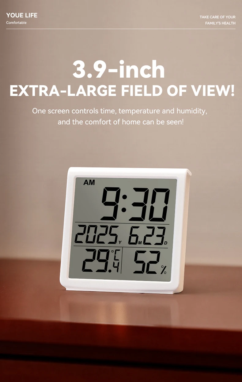 Fast Shipping Digital Room Thermometer, Indoor Analog Thermometer ...