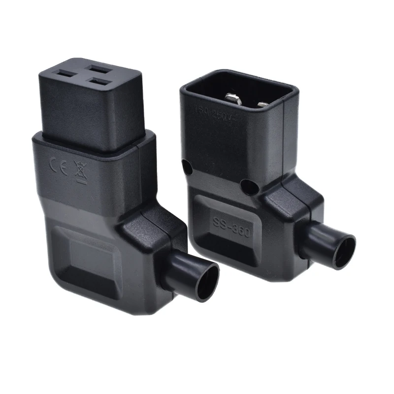Industrial-Grade 16A Power Wiring Plug & Socket IEC320 C19 Female & C20 ...