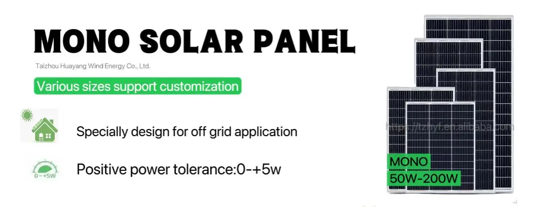 12V 18V 24v Poly and Monocrystalline Solar Panels 10W 15W 20W 30W 40W 50W Small Size Solar ...