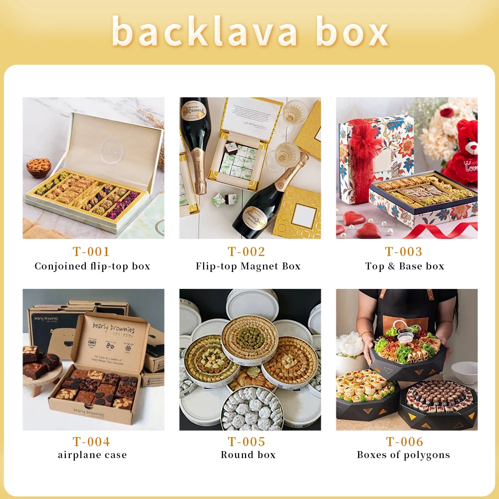 Custom Canada Dates Gift Dessert Boxes - Collapsible & Window