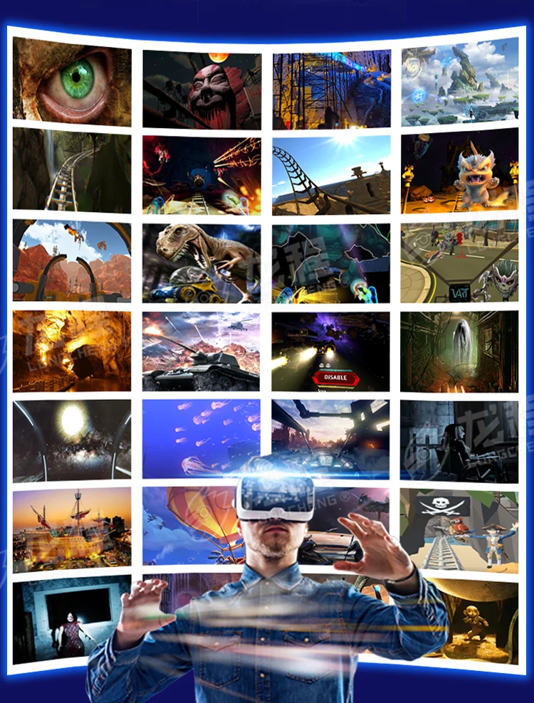 VR Gaming Experience - 360 Flight Machine with 9D Glasses