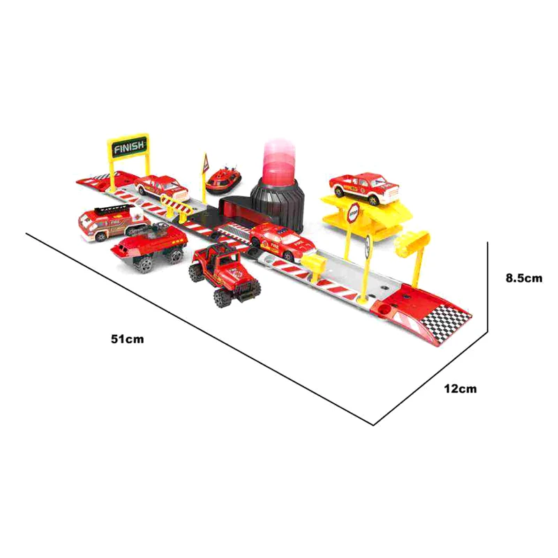 Slot Power Train Railway Toy Set - 1:64 Scale Train Toys for Kids 2-14 ...