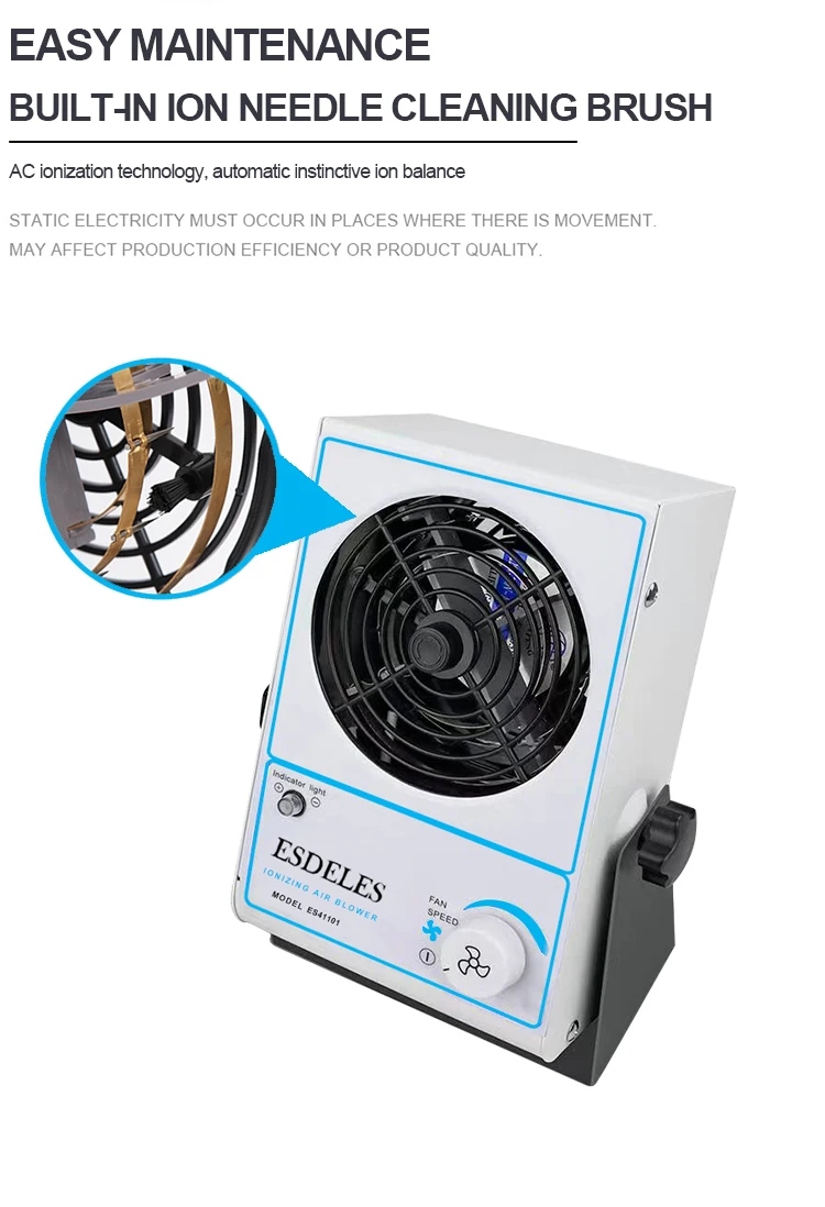 ELES Electrostatic Industrial Static Eliminator - Ionizing Air Blower