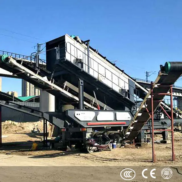 Mining Stone Mobile Screening Plant China Suppliers Limestone Wheel ...