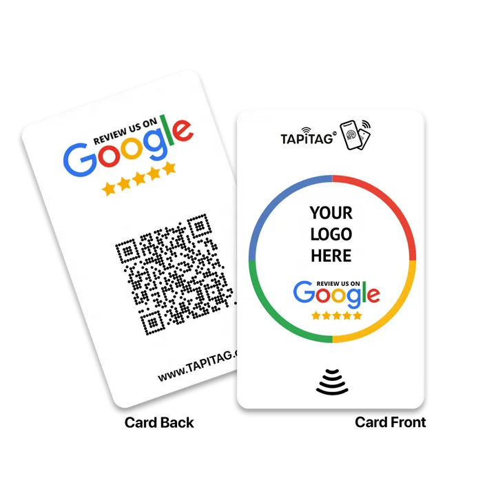 Custom Programmable Qr Code Business Rfid Card Nfc Google Review Card ... Custom Programmable Qr Code Business Rfid Card Nfc Google Review Card ...