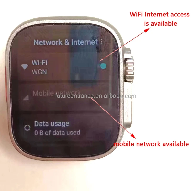 Dw89 Ultra Smart Watch 4g Sim Card Cellular Version Internet Smartwatch ...