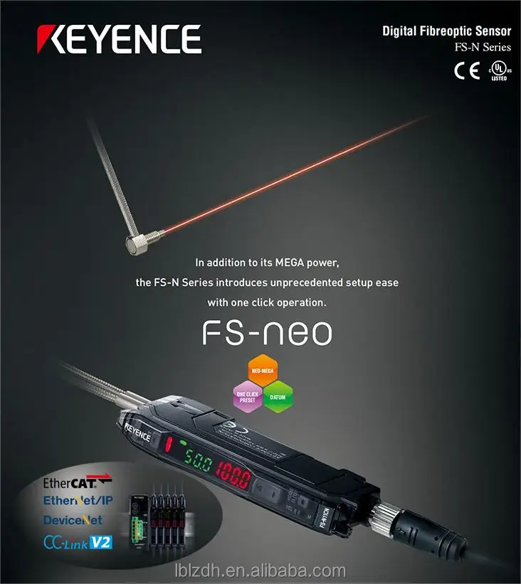 KEYENCE FS-N11N FS-N11P Digital Fiber Optic Sensor for IN STOCK