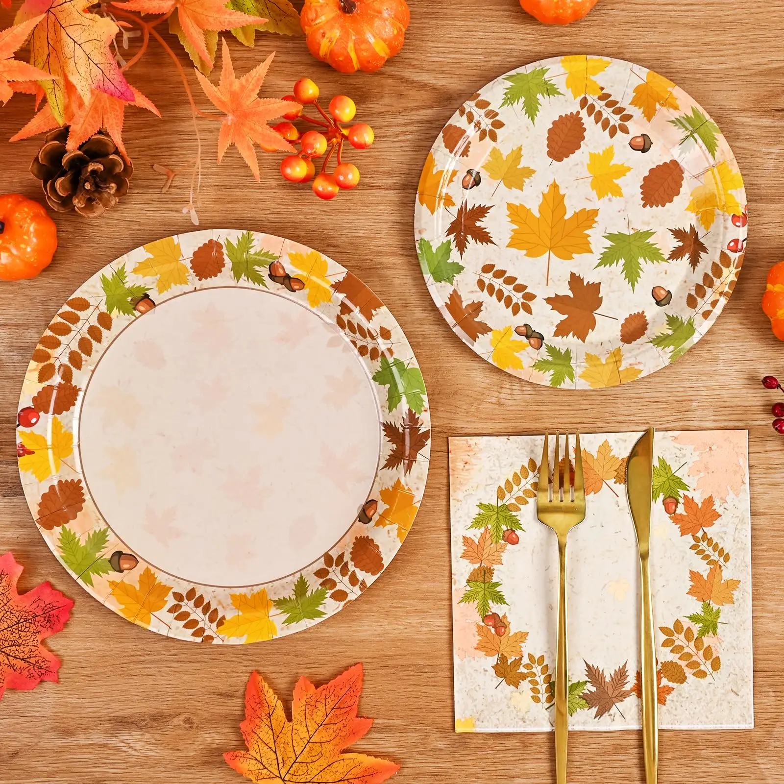 Wholesale Biodegradable Decorative Paper Plate Round Shape Food Plates ...
