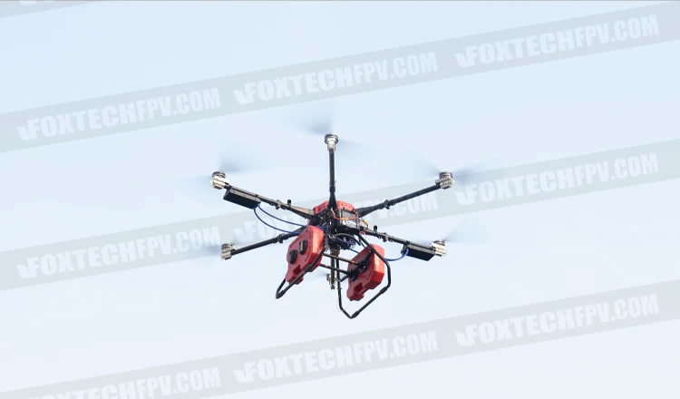 FOXTECH THOR 210 Long Range Foldable Heavy Lift Delivery Hexacopter UAV ...