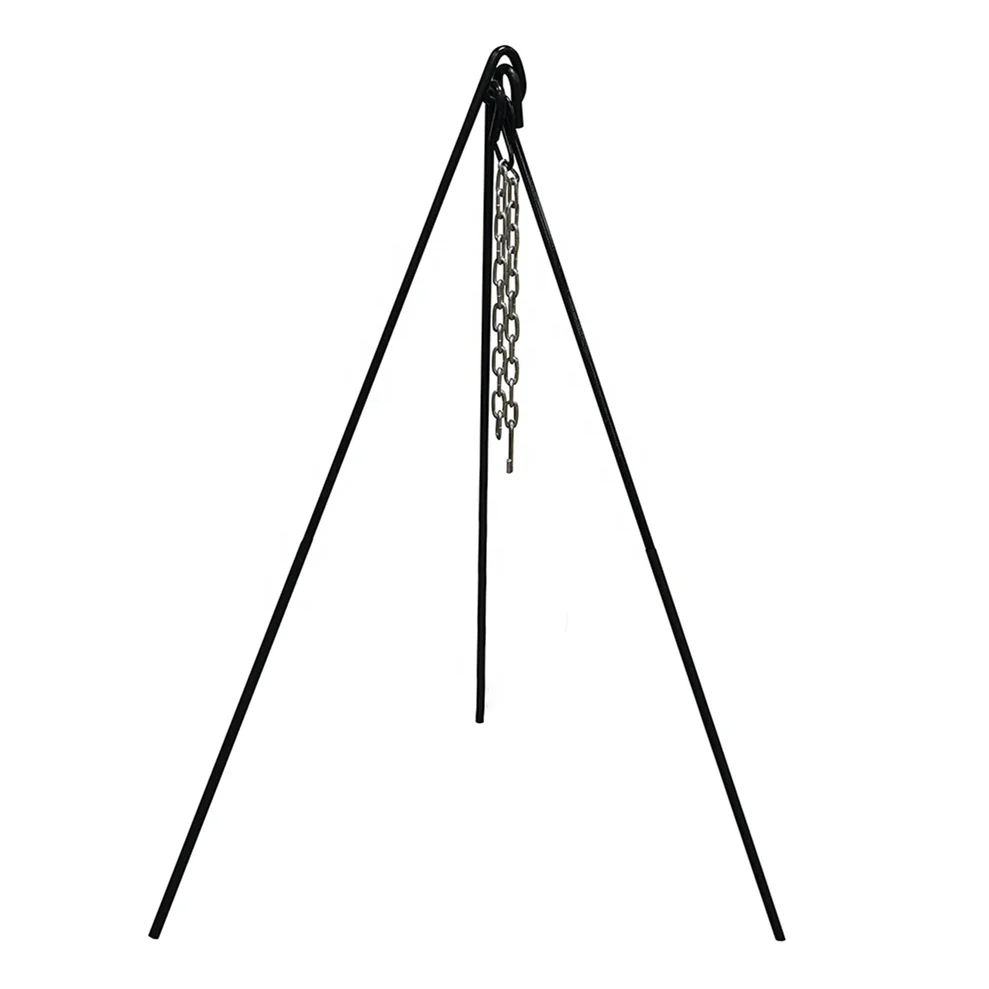 Wholesale Black Paint Cast Iron Camping Tripod For Outdoor Campfire ...