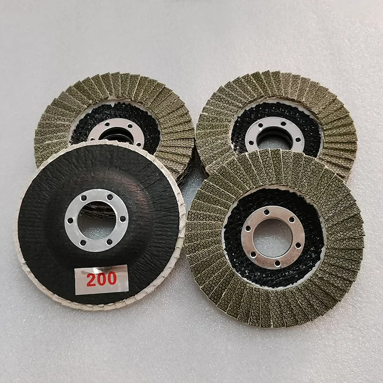 4.5 Inch Electroplated Diamond Polishing Pad Flap Sanding Grinding ...