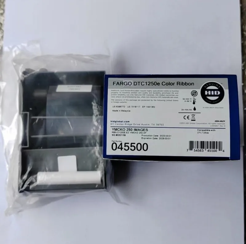 Original For Fargo 045500 Ymcko 250 Prints Color Ribbons Replaces Of ...
