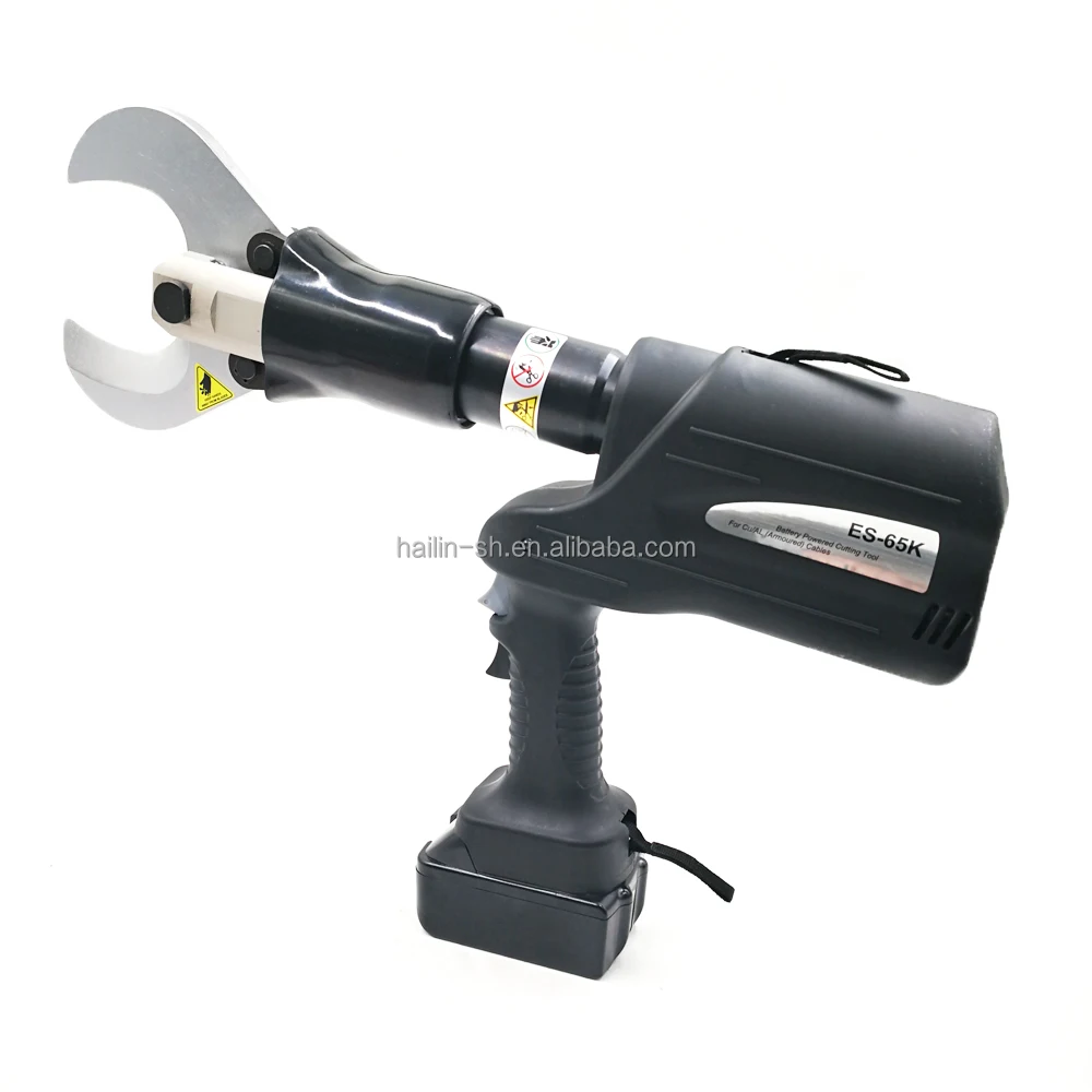 Hydraulic Battery Operated Cutter Es-65k Outil Hydraulique Cable ...