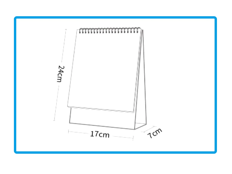 Custom 2023 Foldable Calendar - Standing Wall Desk Calendars