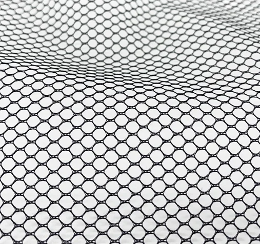 Width 155 Cm Wholesale Non Stretchy Hexagonal Mesh Fabric Polyester ...