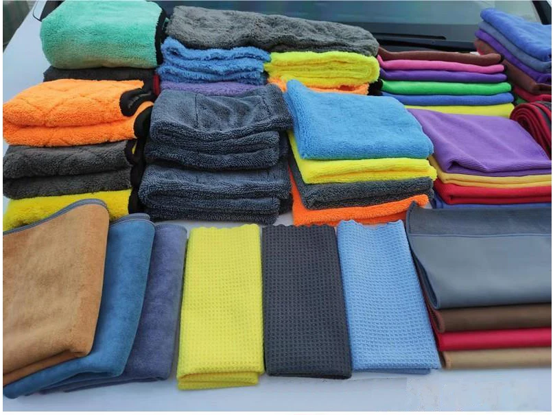 80% Polyester 20% Polyamide Microfiber Cleaning Cloth Warp Knitted ...