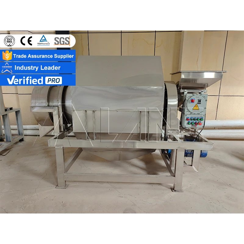LANE 300L Rotary Drum Mixer Machine Stainless Steel Concrete Food ...
