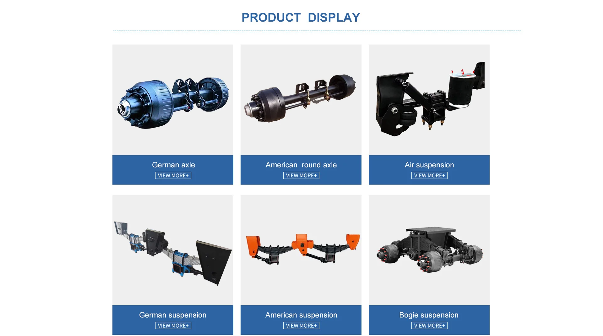 Truck Trailer Axle Suspension Bogie Suspension 24t 28t 32t Can Custom ...