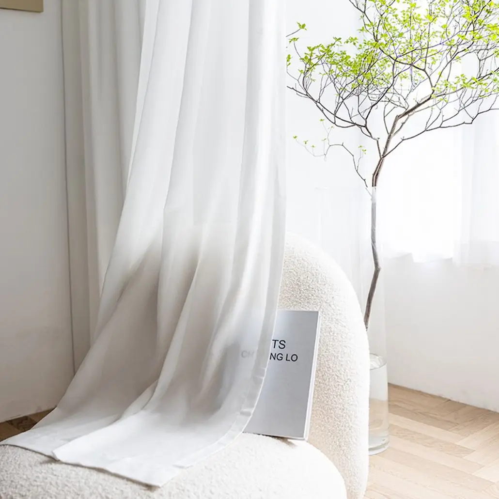 curtain fabric roll sheer and materials Polyester turkish curtain ...