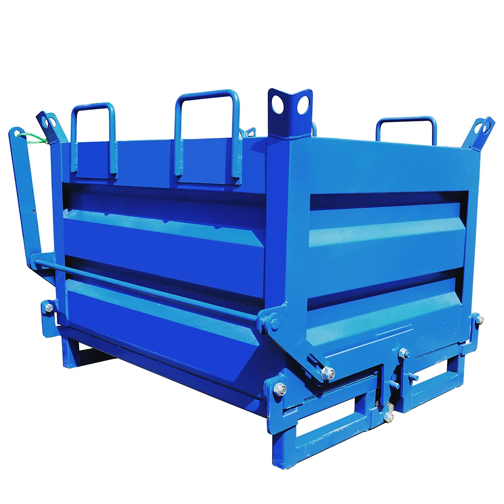 Customizable Heavy-duty Metal Transport Box Self-dumping Hopper ...
