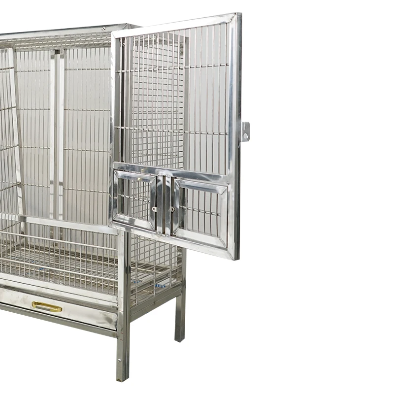 Large Parrot Cage Stainless Steel Strong Bird Breeding Flight Cage For ...