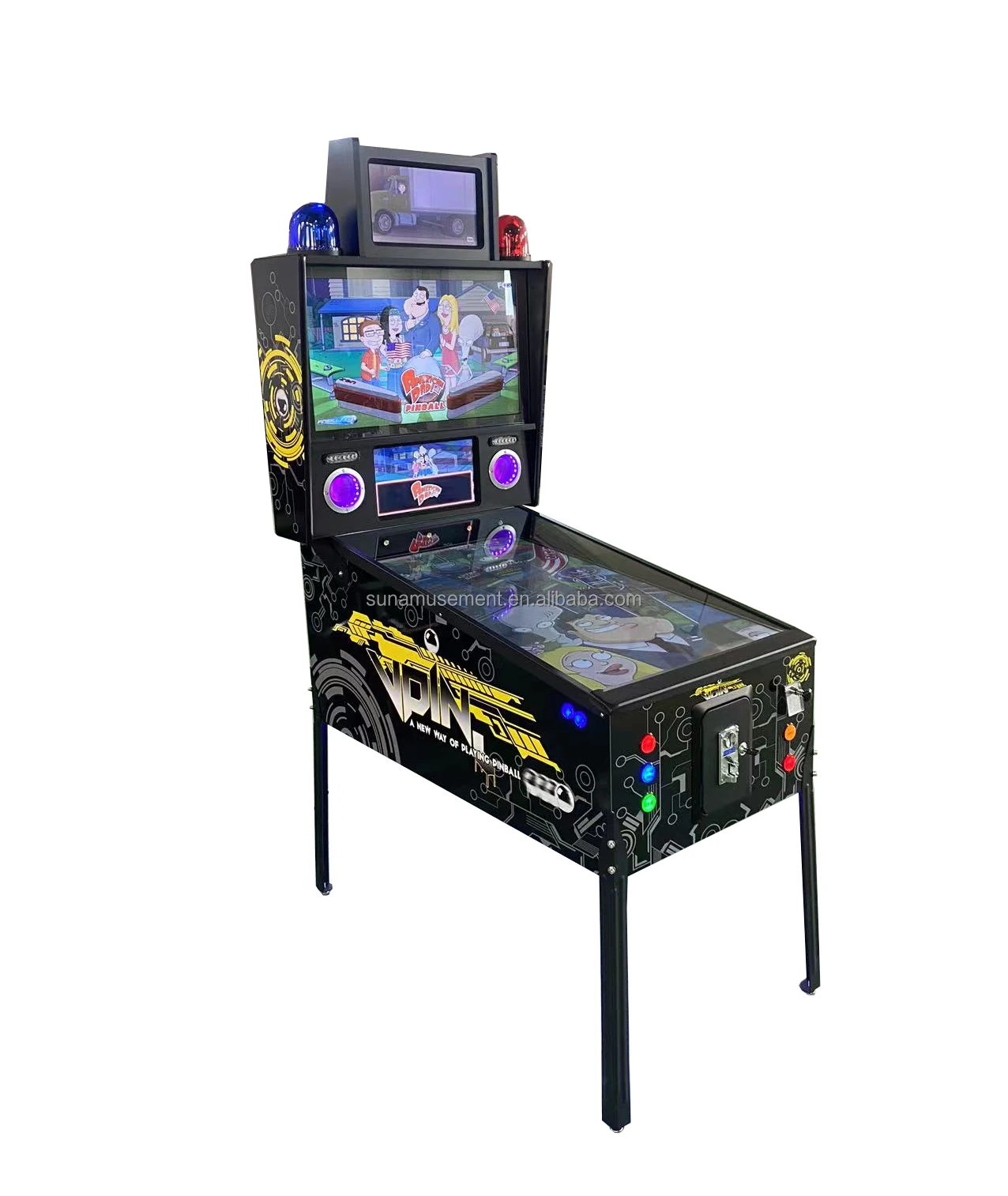Latest 2023 Model Super 4k 49" 120hz Virtual Pinball Machine With 4 ...