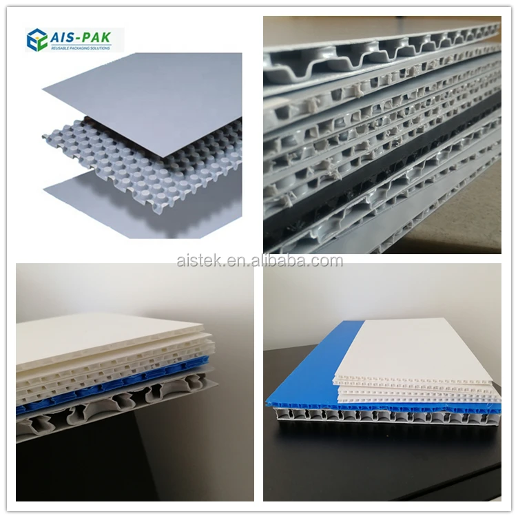 Polypropylene Corrugated Box Plastic Honeycomb Bin Sleeve Packs for ...