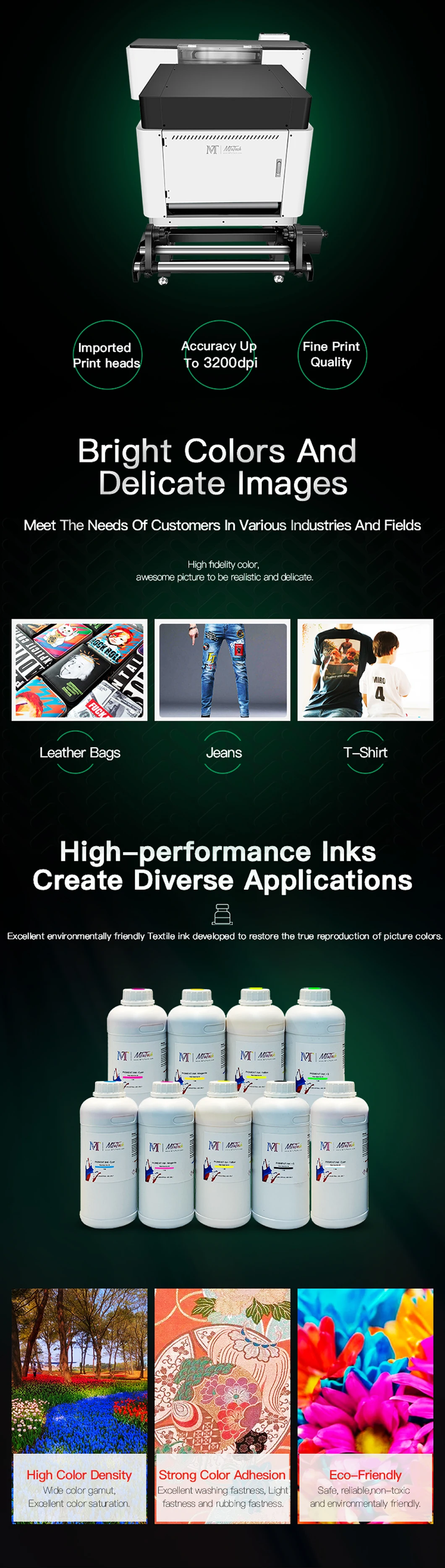 MT 3rd Generation 60cm DTF Printer - Custom T-Shirt Printing