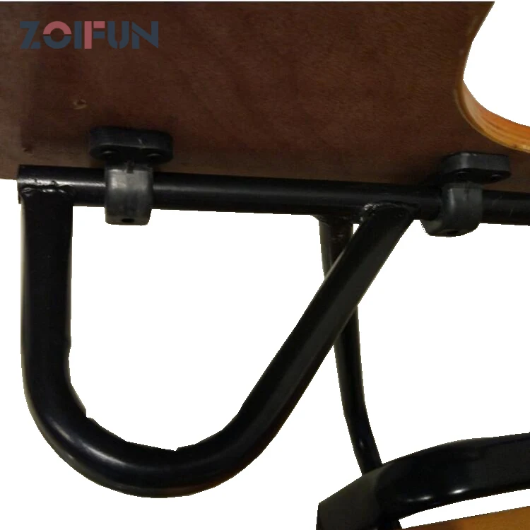 School Furniture Wooden Stackable Student Reading Writing Chair With ...