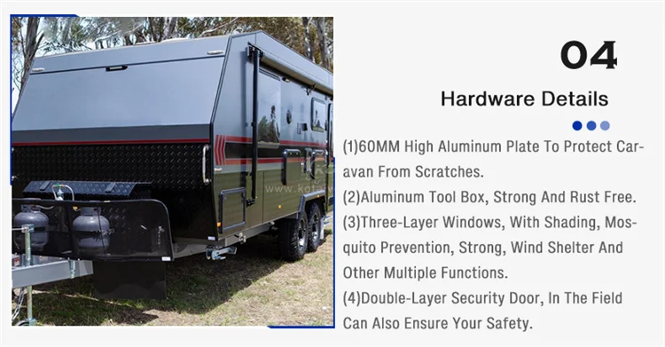 Luxury 4x4 Mobile Travel Trailer RV for Sale - OEM Available