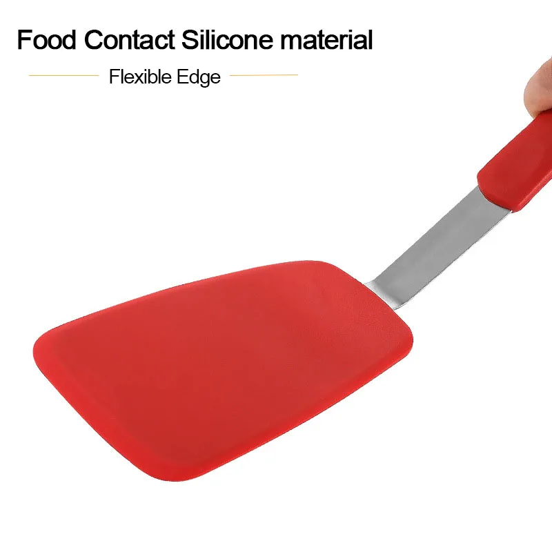 Extra Large Flexible Set Of 4 Silicone Spatula Turner Cooking Spatulas ...