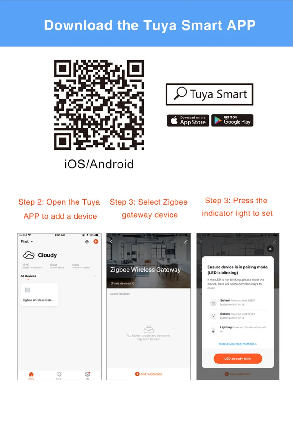 Tuya ZigBee Mini SOS Panic Button Wireless Emergency Personal Alarm for ...