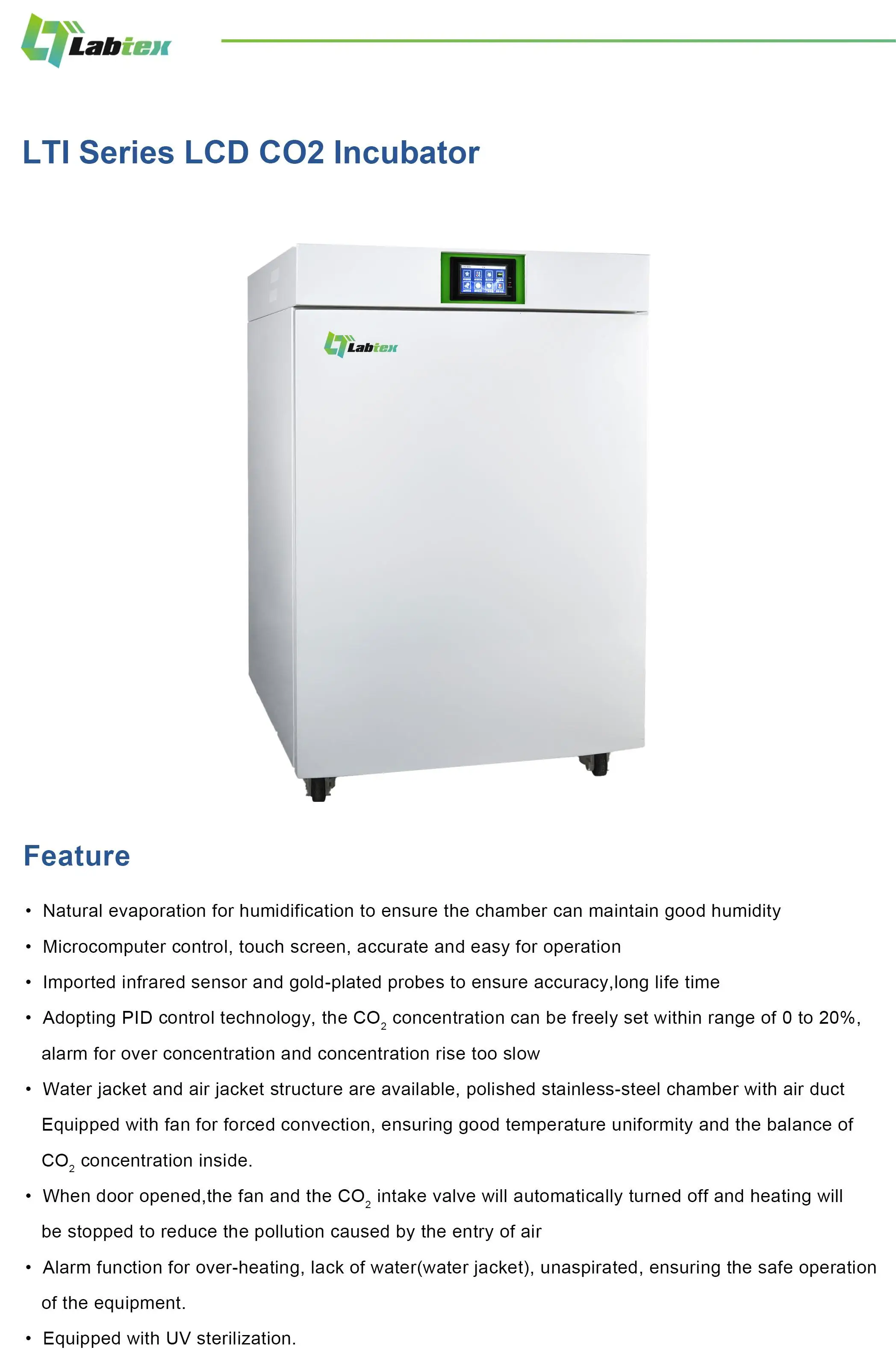 Labtex Lcd Digital Co2 Incubator Uv Sterilization Laboratory Co2 Incubator For Cell Culture Co2 ...