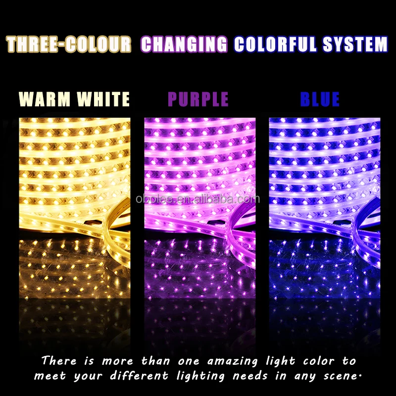 50m 100m Roll Single Double Triple Row Led Strip Light 60leds 120leds ...