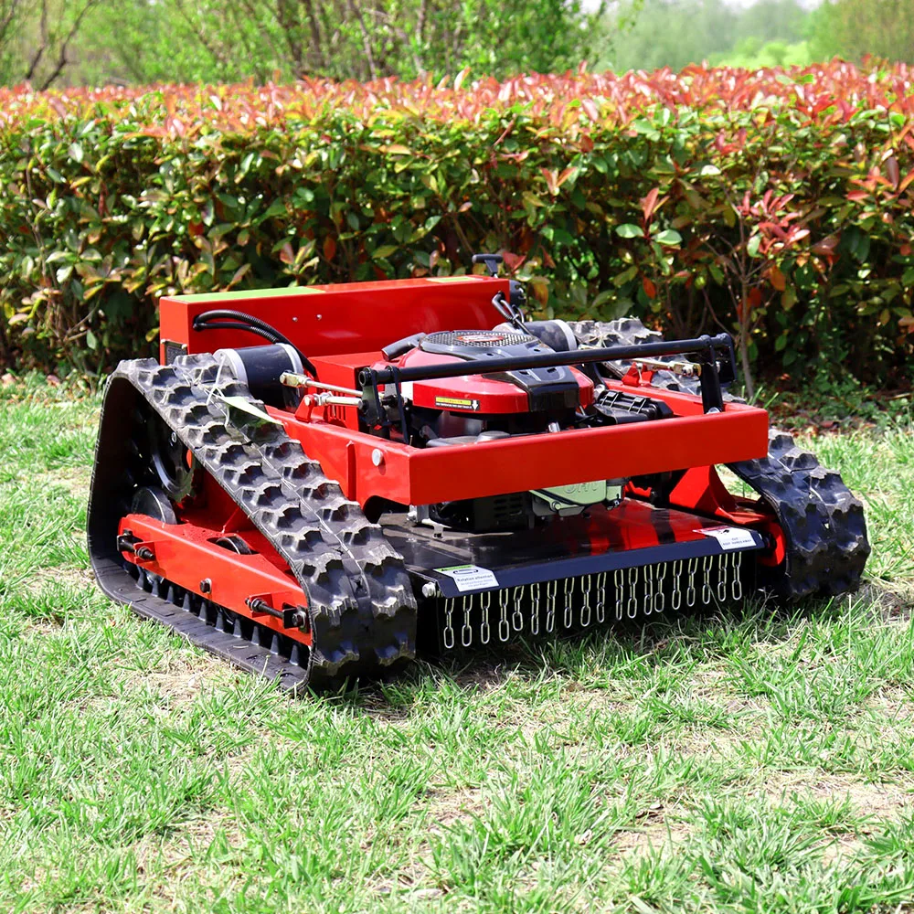 Crawler Remote Control Grass Cutter - Efficient Lawn Mower