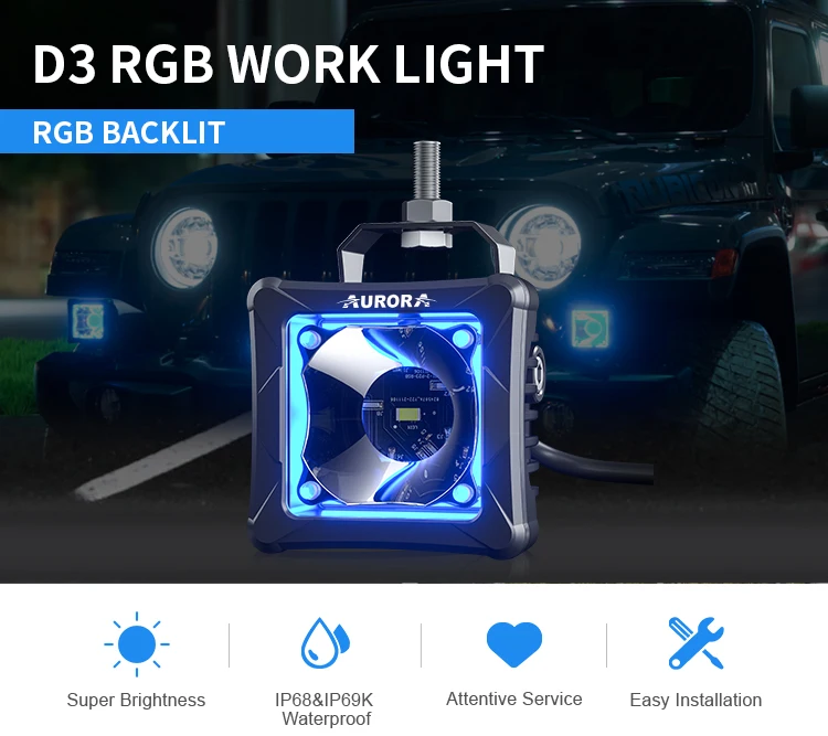 Aurora RGB LED Lights - Illuminate Your off-Road Adventures