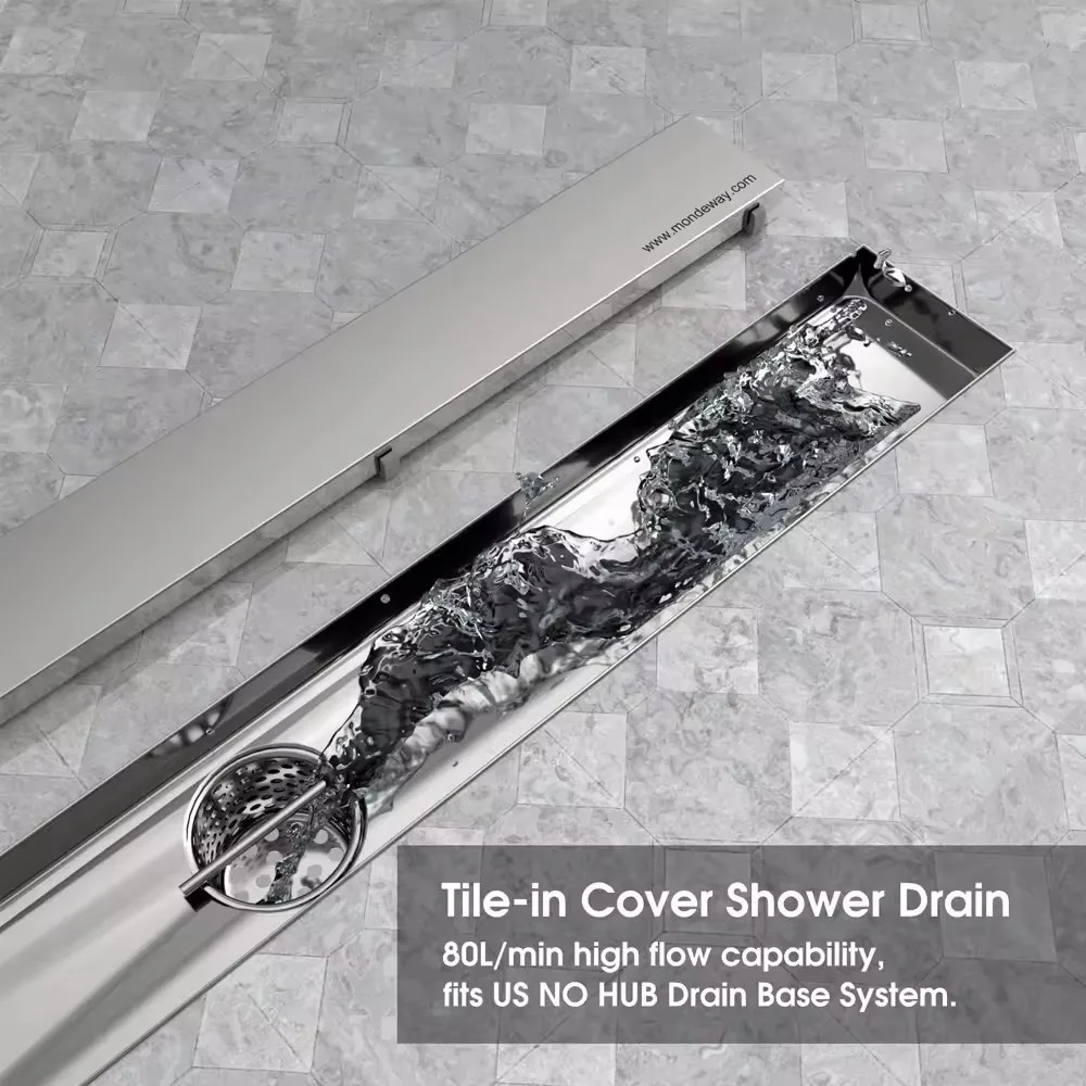 Alibaba.com: Stainless Steel Invisible Shower Drain, Linear Bathroom ...