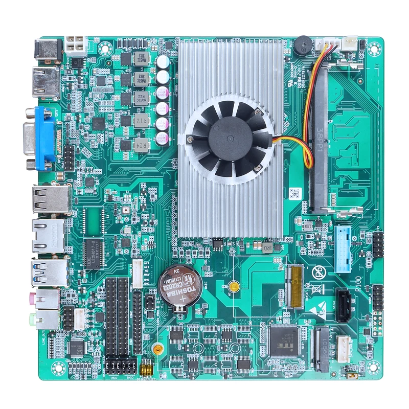 N100 Serial Processor Mini ITX Motherboard with NVME 4K Storage