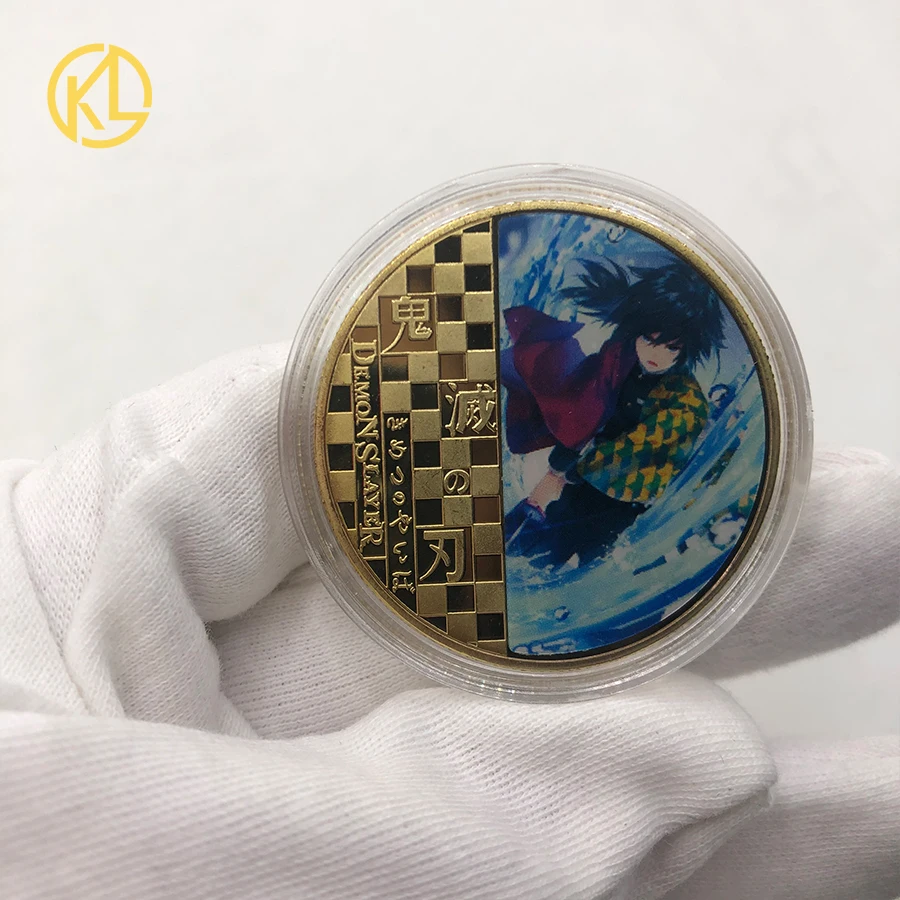 10 Designs Japan Cartoon Demon Slayer Swords Action Figure Anime Gold ...